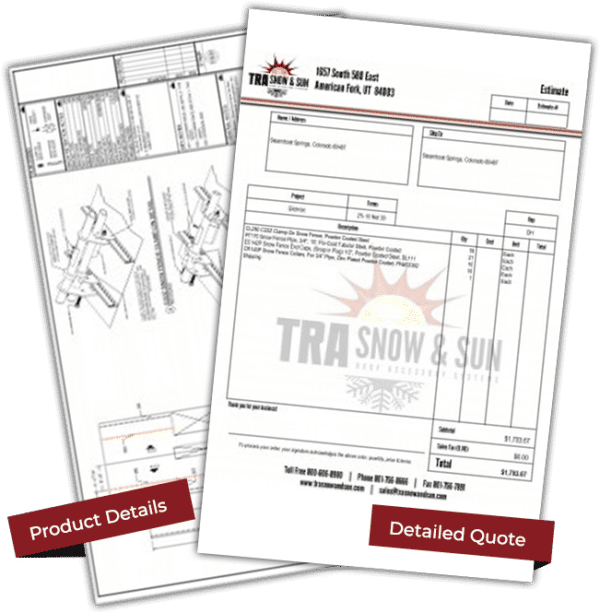 Snow Retention Checklist | Request A Free Layout | TRA Snow